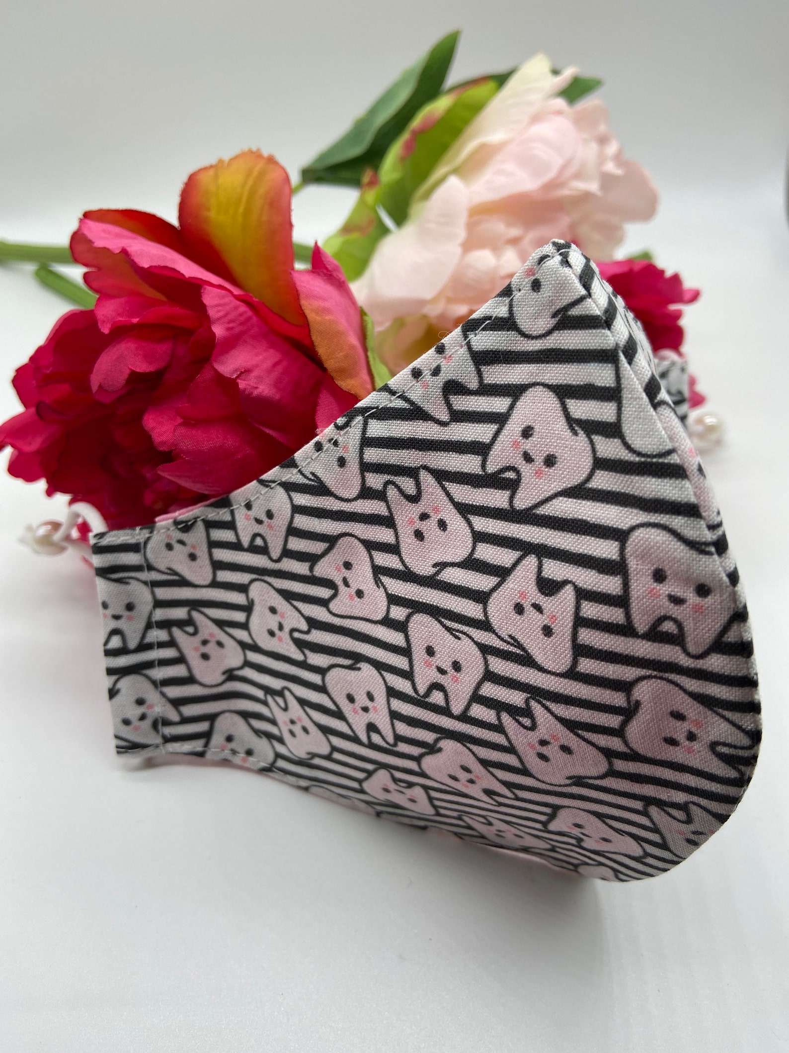 Buy Custom Hand Made Tooth Masks in Cute Dental Prints-cute Office ...