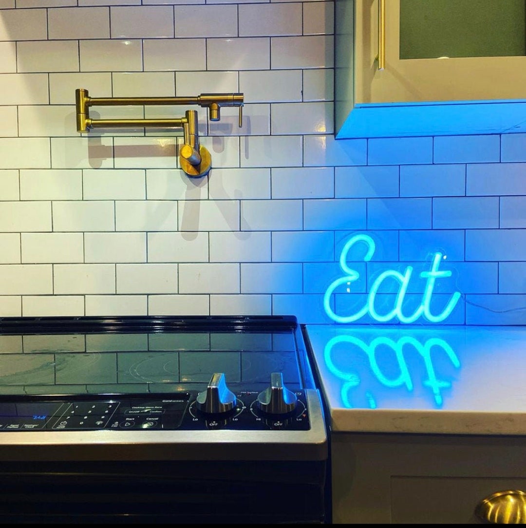 EAT LED Neon Sign - Etsy