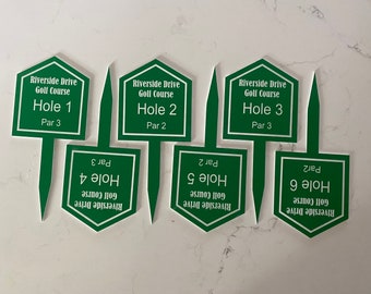 Golf Course Signs | Etsy