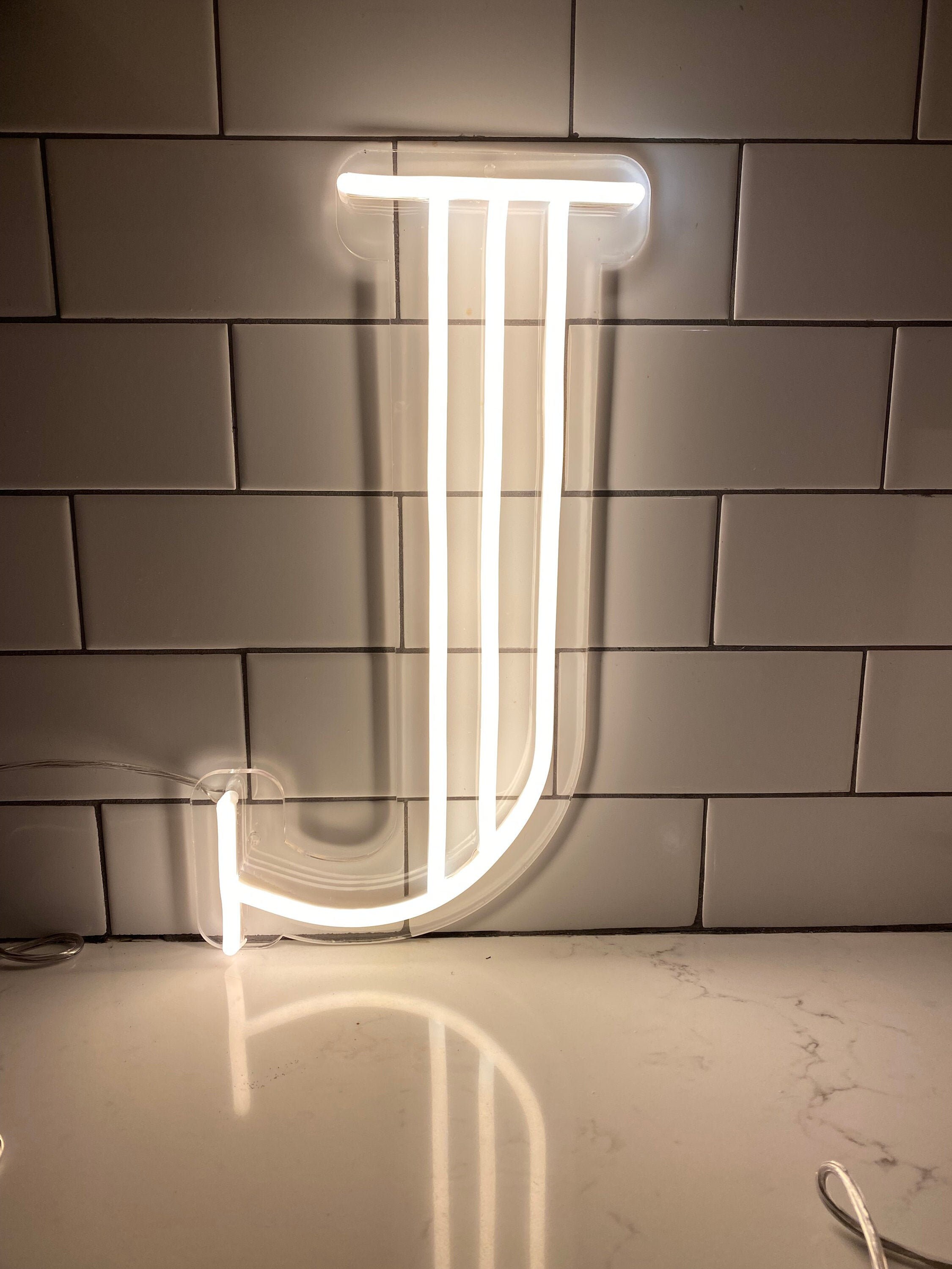 LED Neon Letter - Etsy