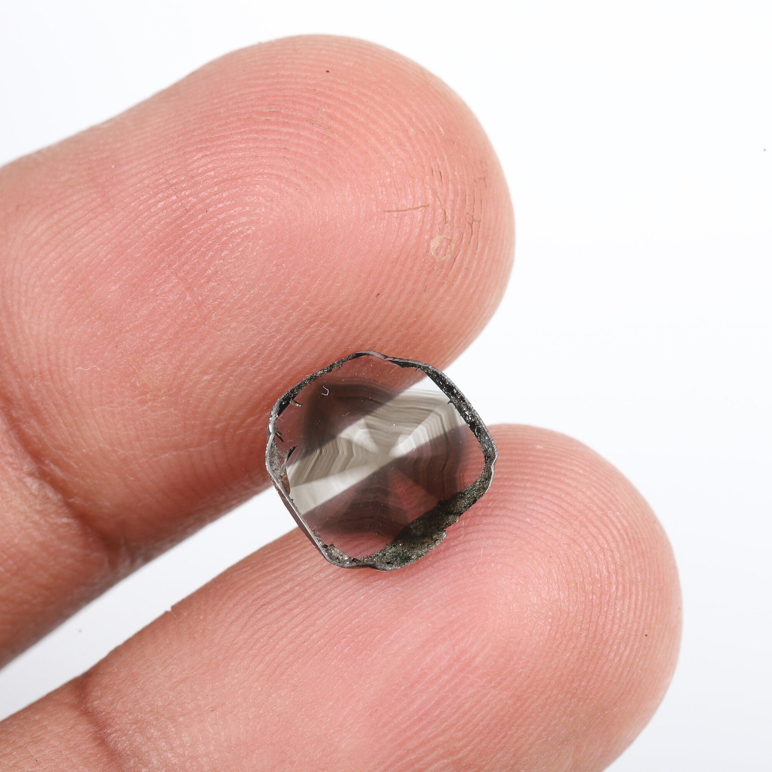 1.70 CT, Natural Loose Diamond, Uncut Slice Shape Zimba Diamond, Polki ...