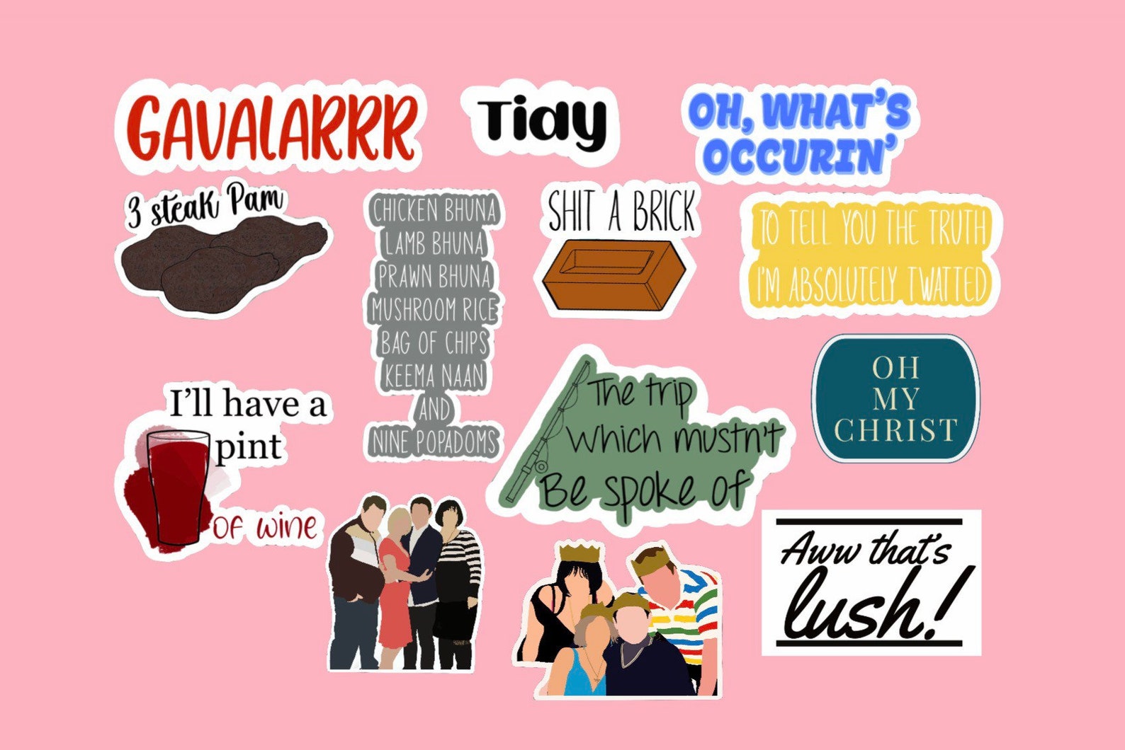 Gavin and Stacey Stickers | Etsy