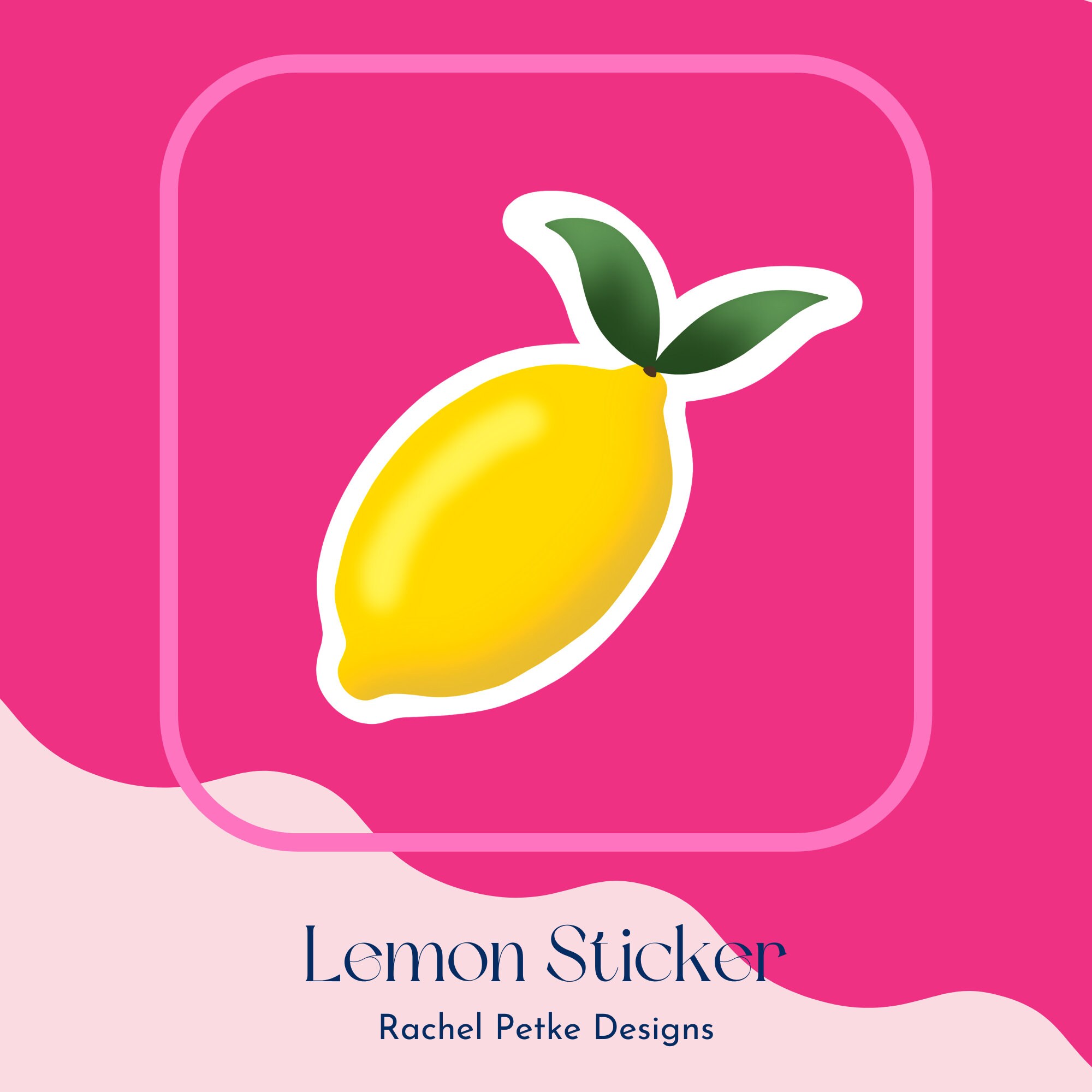Papercraft Labels, Stickers & Tags Lemon Sticker Kawaii Lemon Lemon ...