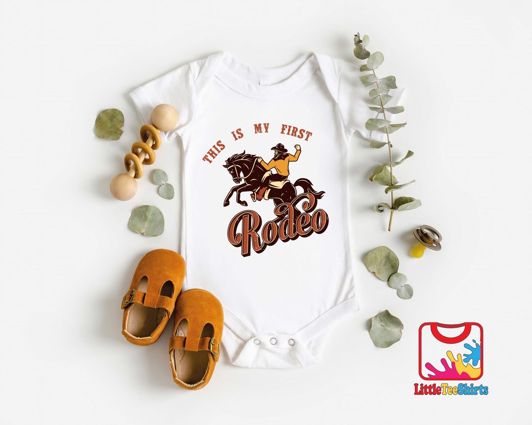 This is My First Rodeo Bodysuit Horse Rodeo Baby Onesie® - Etsy