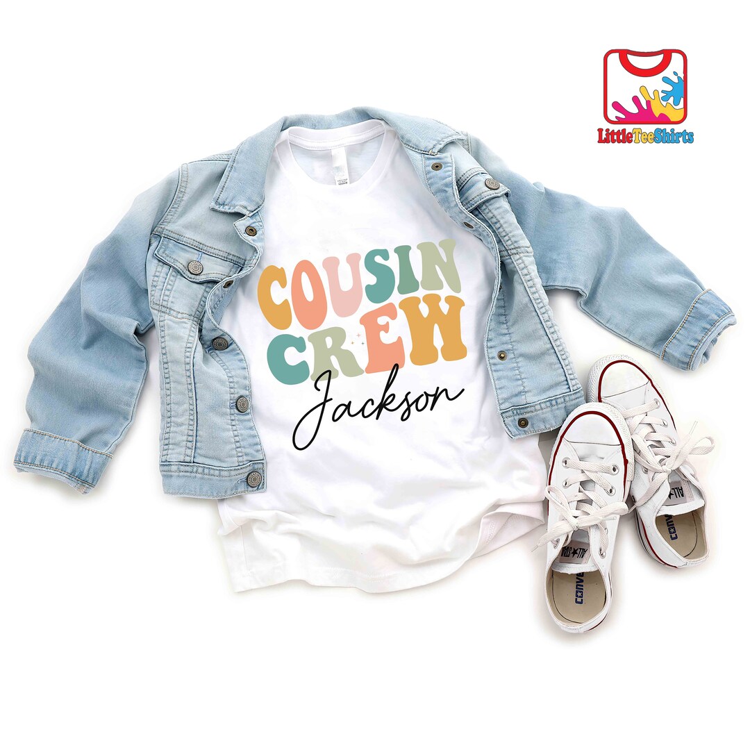 Personalized Cousin Crew Shirt-retro Cousin Crew Toddler Shirt-groovy Cousin Crew T-shirt-retro ...