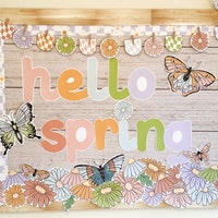 Easter Bulletin Board Ideas Spring April March May Bulletin Board Kit ...