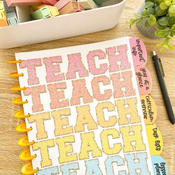Teacher Planner Printable - Etsy