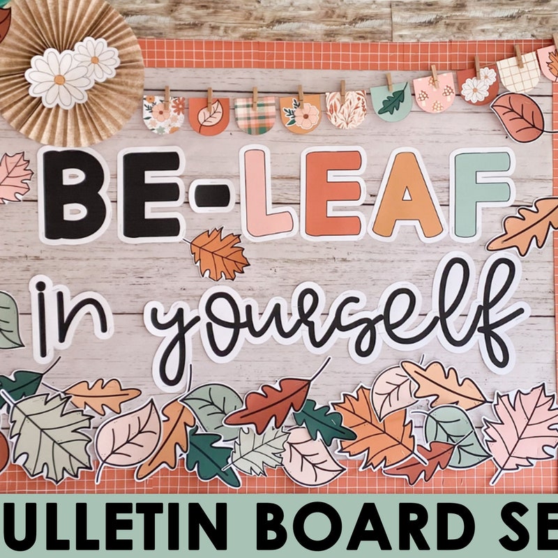 Be Leaf in Yourself Bulletin - Etsy
