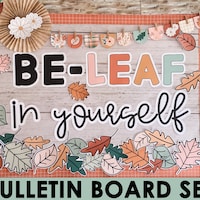 Fall Bulletin Board Kit: Classroom Decor, Printable Banner (PDF, PNG ...