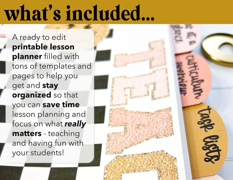 2023-2024 Teacher Lesson Planner: Muted Retro Theme (digital Download ...