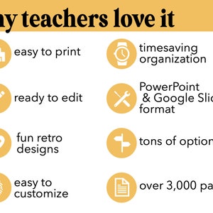 Printable Editable Teacher Lesson Planner for 2023 - 2024 School Year ...