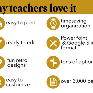 Printable Editable Teacher Lesson Planner for 2023 - 2024 School Year ...
