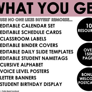 Printable Modern Classroom Decor Mini Bundle - Boho - Muted - Calming ...