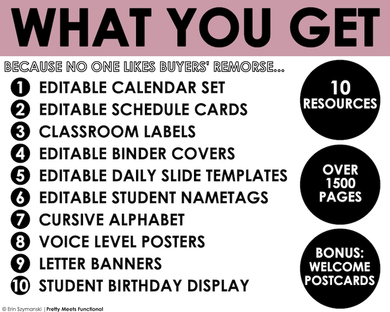 Printable Modern Classroom Decor Mini Bundle Boho Muted - Etsy