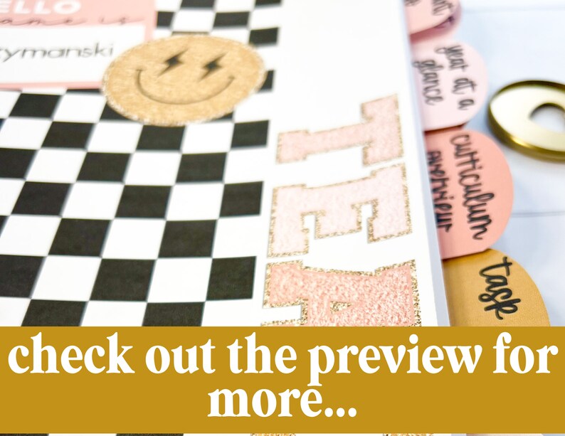 Printable Editable Teacher Lesson Planner for 2023 2024 - Etsy UK