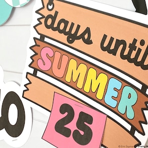 Retro Beach Themed Printable Bulletin Board or Door Display Set for ...