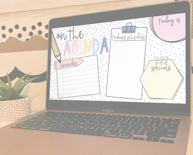 Printable Modern Classroom Decor Mini Bundle Boho Muted - Etsy