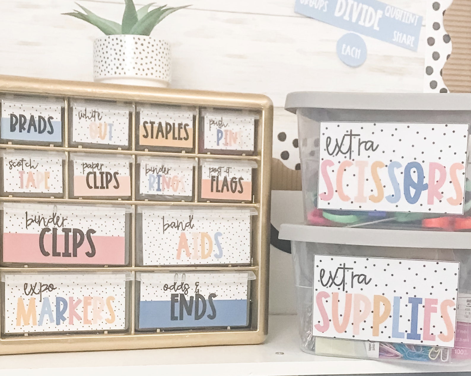 Printable Modern Classroom Decor Mini Bundle Boho Muted Calming Colors ...