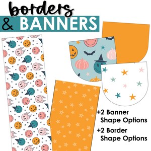 Printable Spooky Vibes Halloween Bulletin Board Set With Letters ...