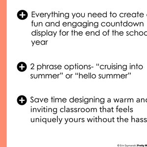 Retro Beach Themed Printable Bulletin Board or Door Display Set for ...