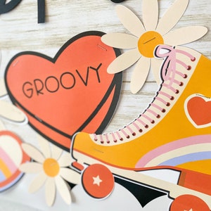 Groovy Retro Valentine's Day Themed Printable Bulletin Board Set or ...