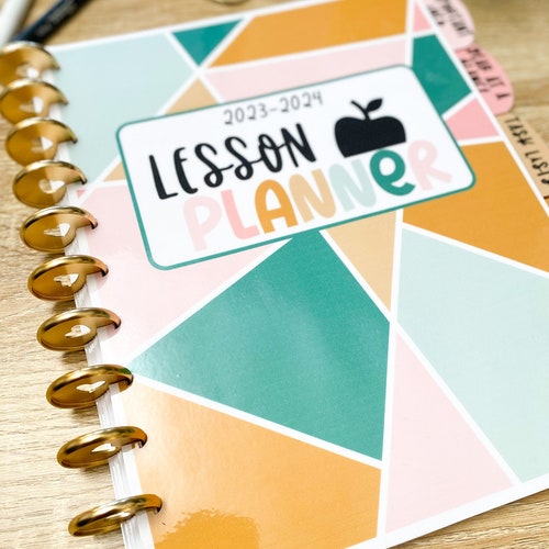 Printable Editable Lesson Planner for 2023 2024 Digital - Etsy