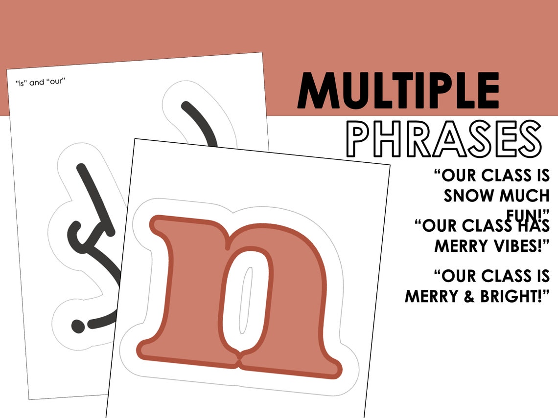 Snowflake Themed Printable Bulletin Board or Door Display Set - Etsy