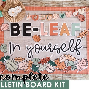 Fall Classroom Bulletin Board Decor: Leaf Theme (PDF) - Etsy