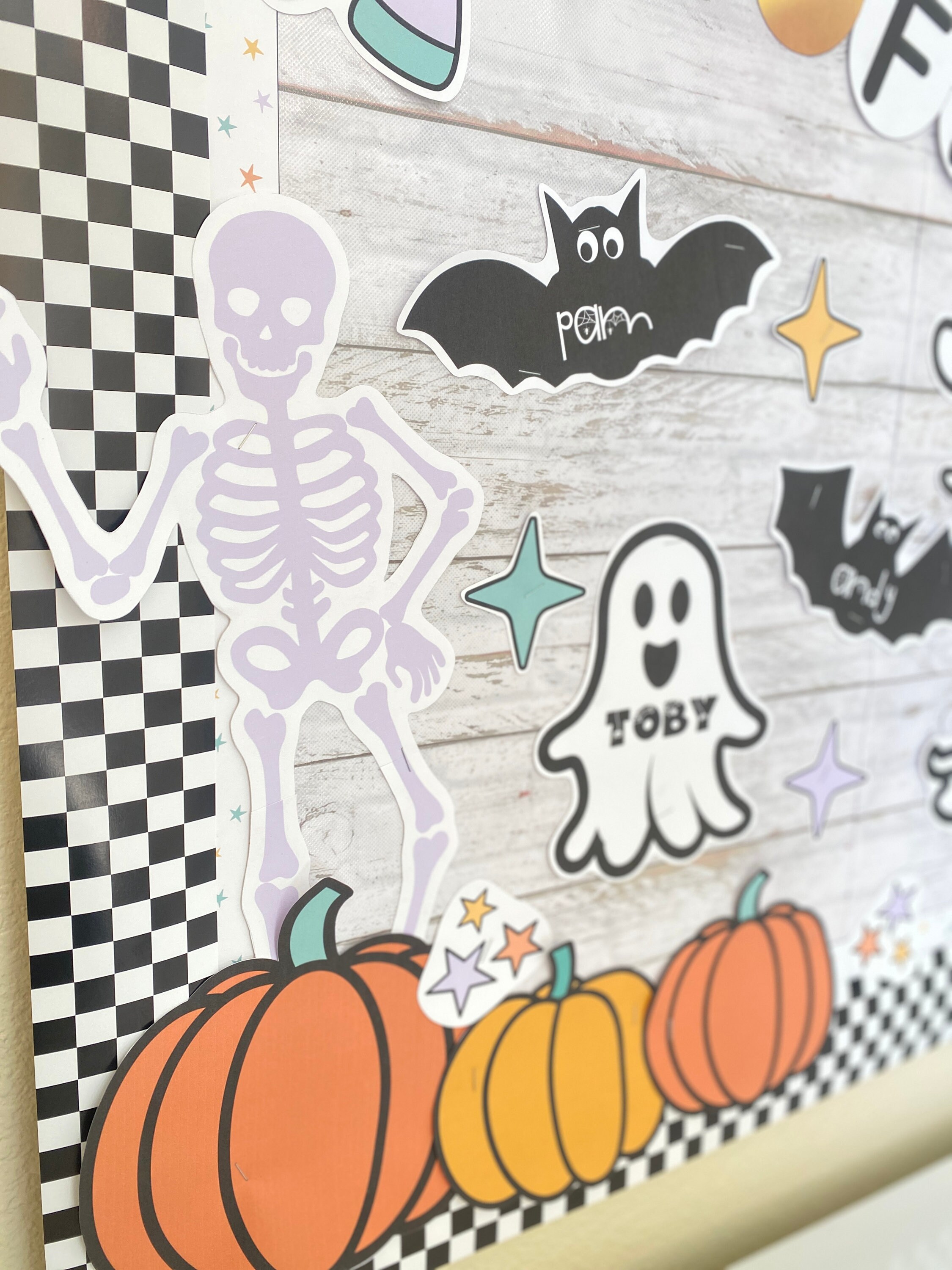 Halloween Bulletin Board Set: Faboolous Friends Classroom Decor ...