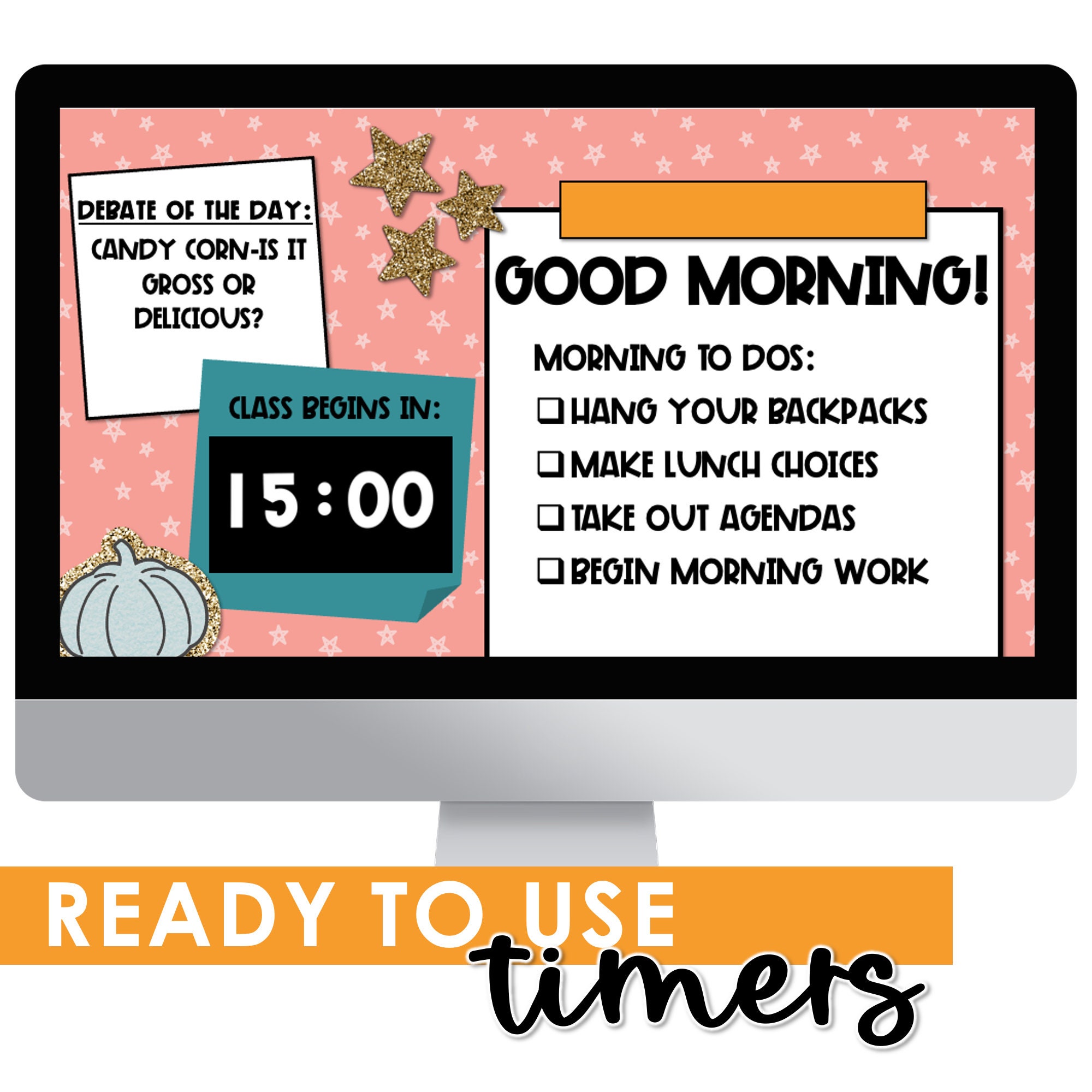 Halloween Themed Digital Slide Templates for Powerpoint - Etsy