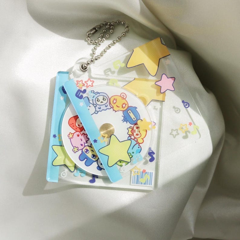 Virtual Digi Pets Spinnable Cd Acrylic Keychain - Etsy