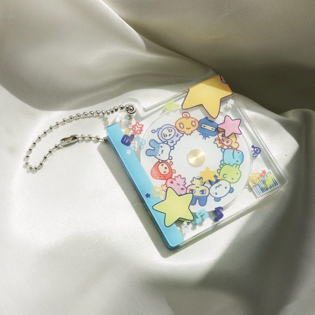 Virtual Digi Pets Spinnable Cd Acrylic Keychain - Etsy