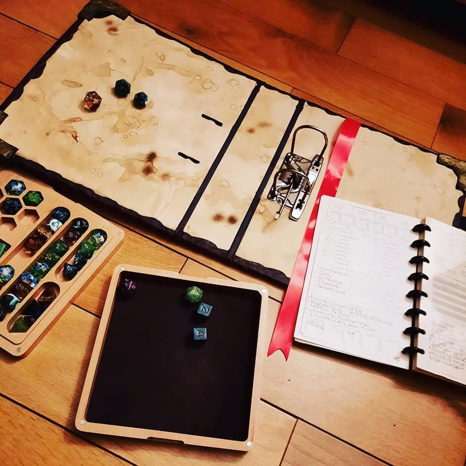 Custom Made Dungeons and Dragons Old Fantasy Book Ring Binder D&D Notes ...