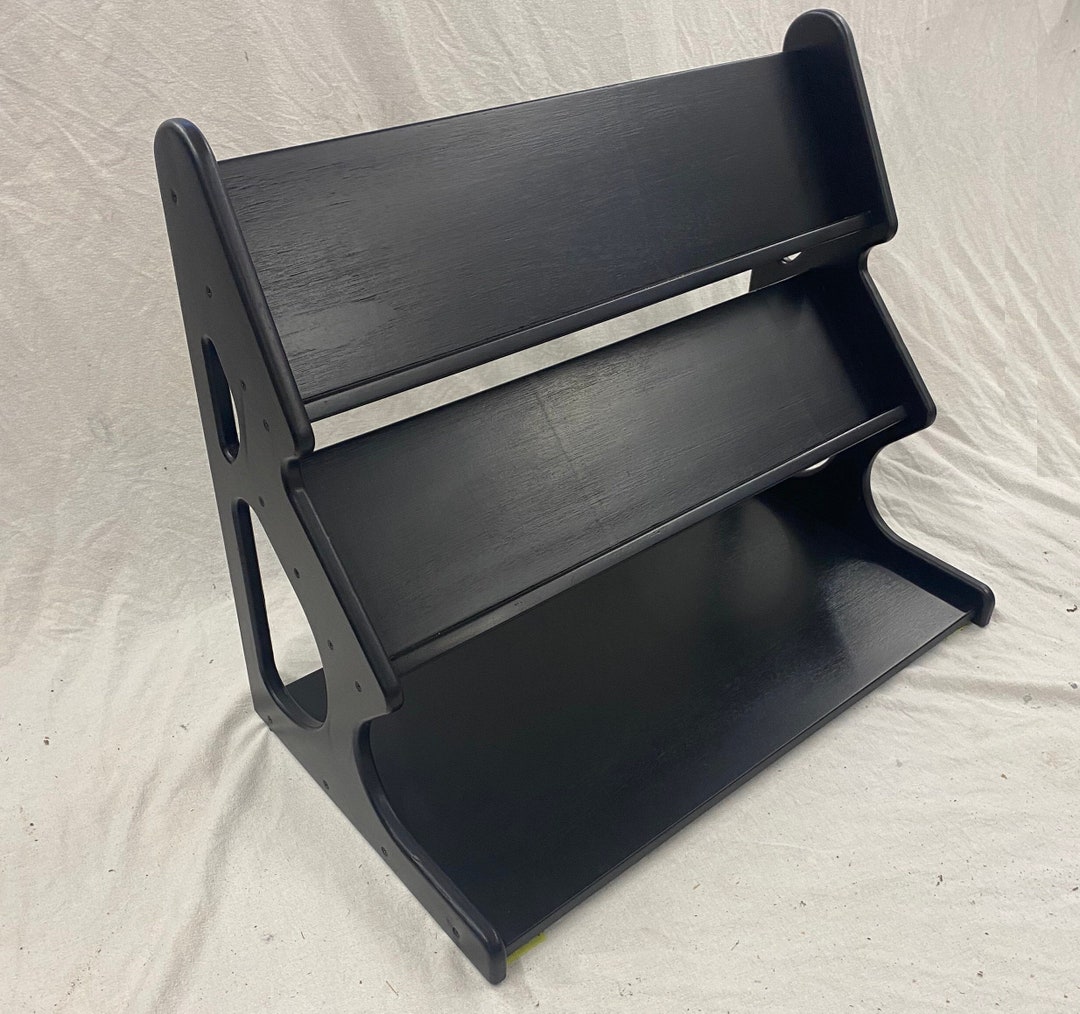 Groove Stand #001: Black 3 Tier Desktop Synth Stand, for Synthesizers ...