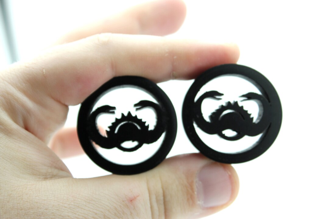 A Pair of Thulsa Doom conan Plugs - Etsy