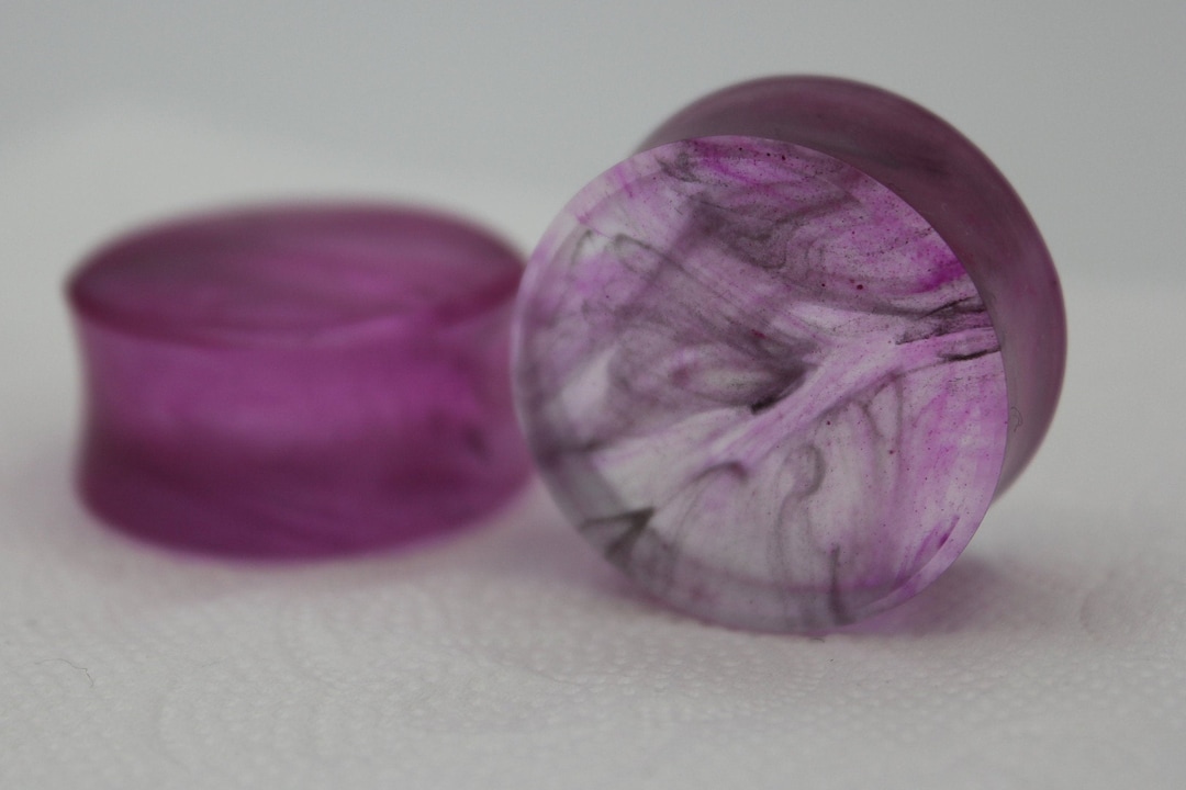 1 Pair of 24mm Resin Plugs - Etsy