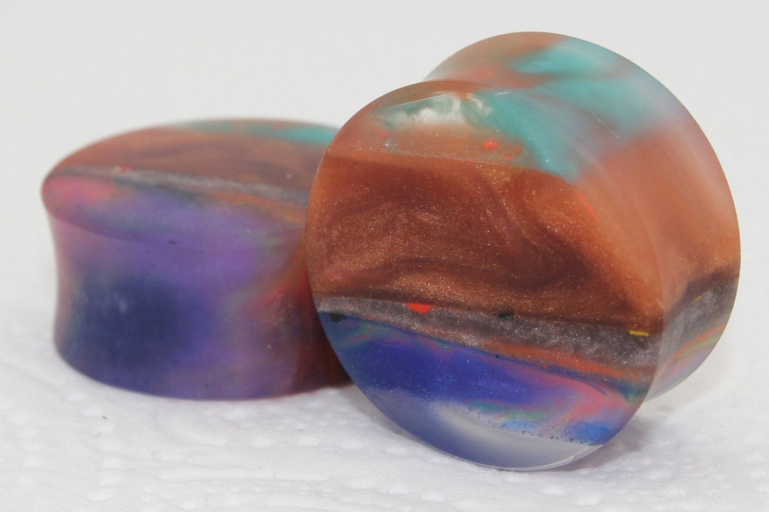 1 Pair of 26mm Resin Plugs - Etsy