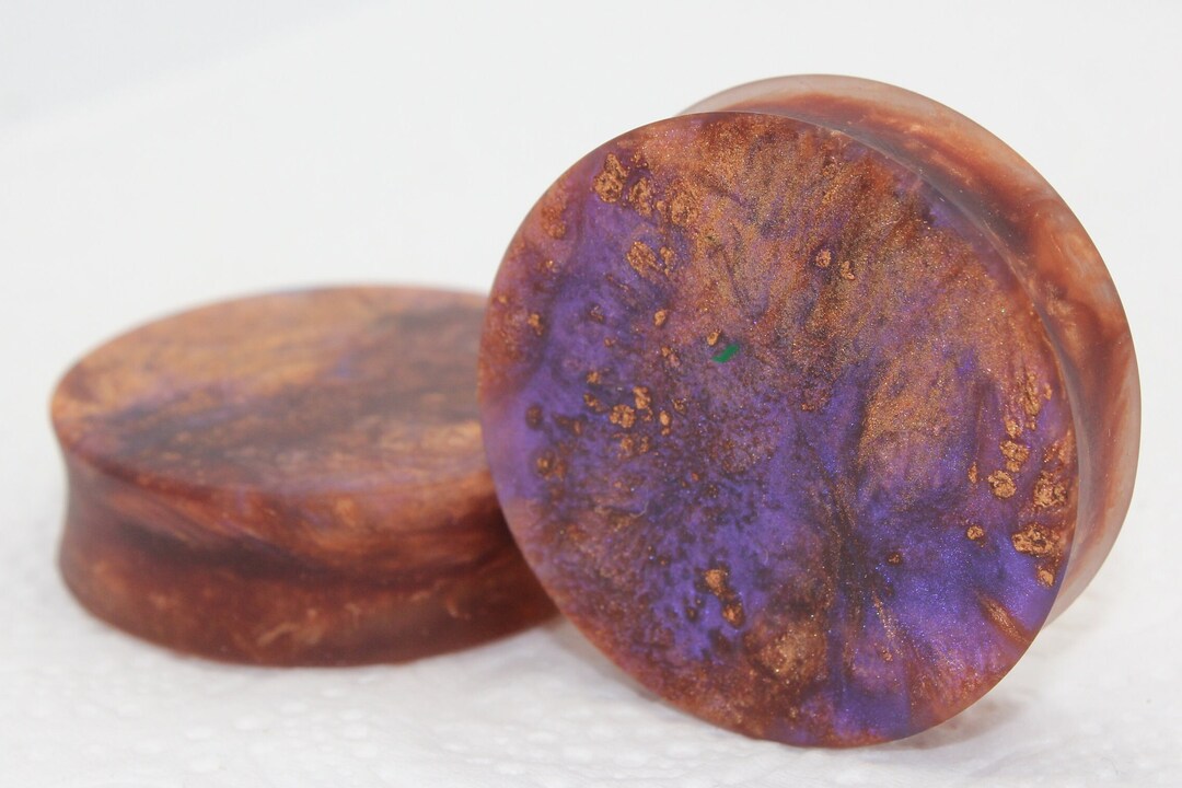 1 Pair of 36mm Resin Plugs - Etsy