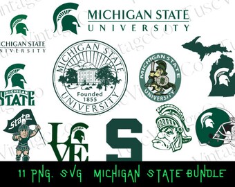 Michigan State Svg | Etsy