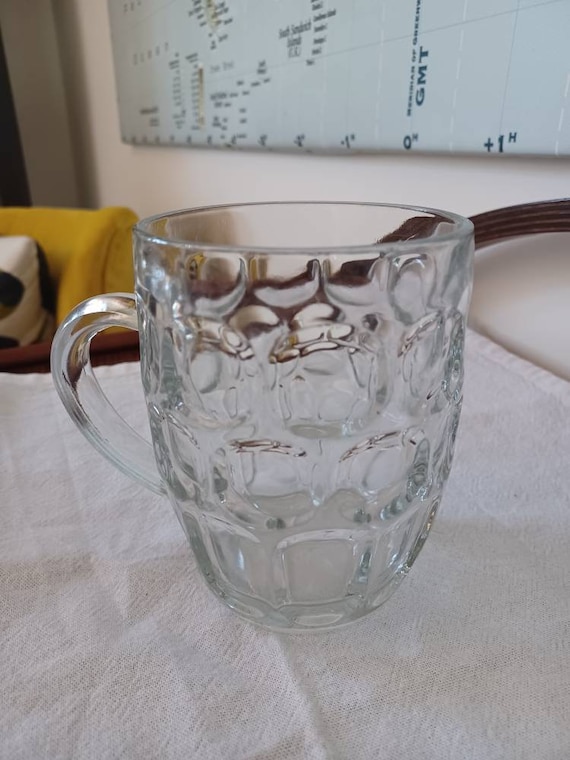 Vintage Dimple Pint Size Beer Mug With Handle 1970's Kitch - Etsy UK