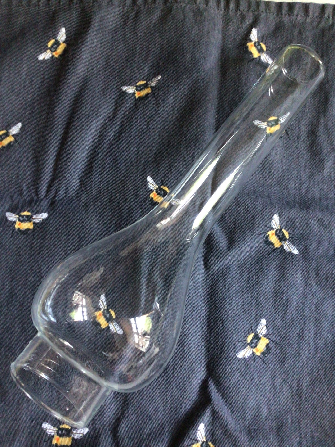 Oil Lamp Funnel Tall Vintage Glass Shade Kitch Retro Use With - Etsy
