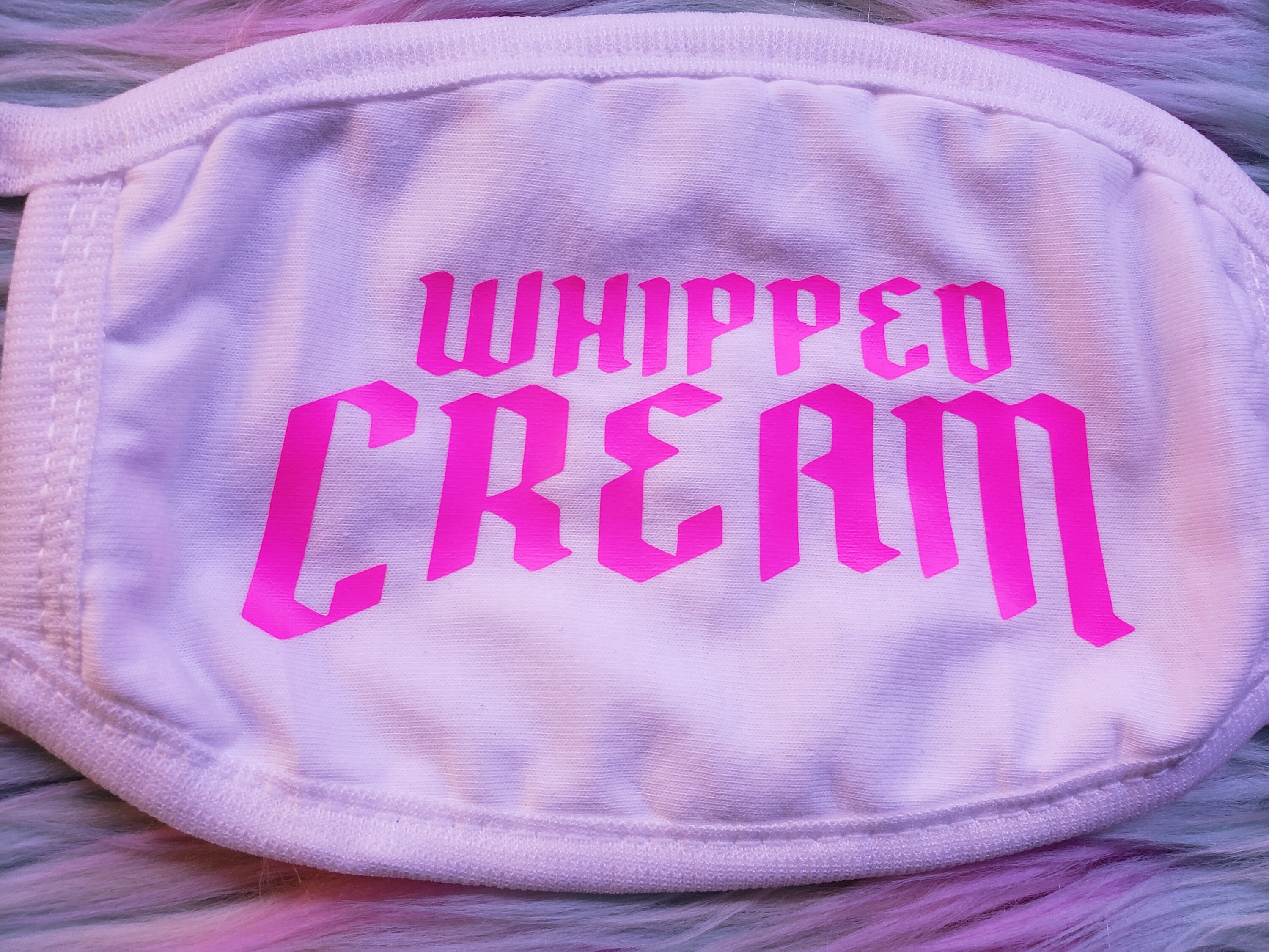 Whipped Cream Rave Face Mask Dust Mask EDM Mask DJ Mask Rave | Etsy