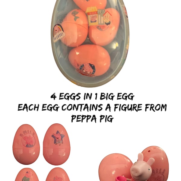Peppa Pig Surprise Eggs - Etsy