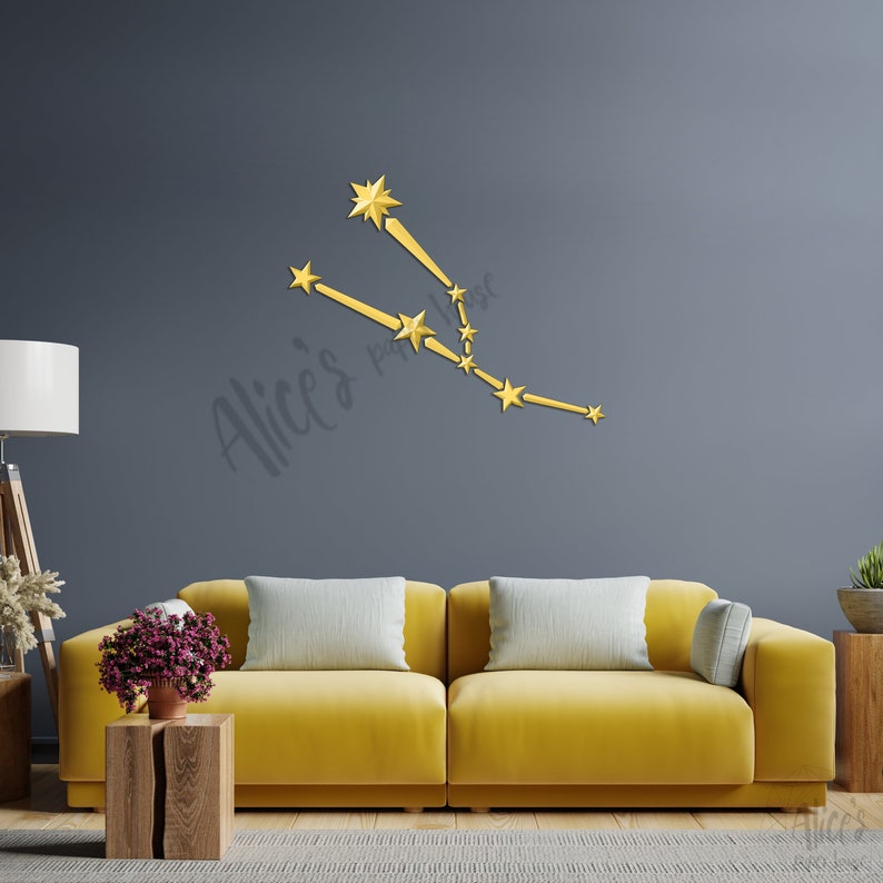 Constellation Taurus Papercraft Papercraft Stars Taurus Wall - Etsy