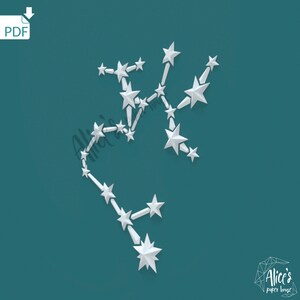 Constellation Sagittarius papercraft Papercraft star | Etsy