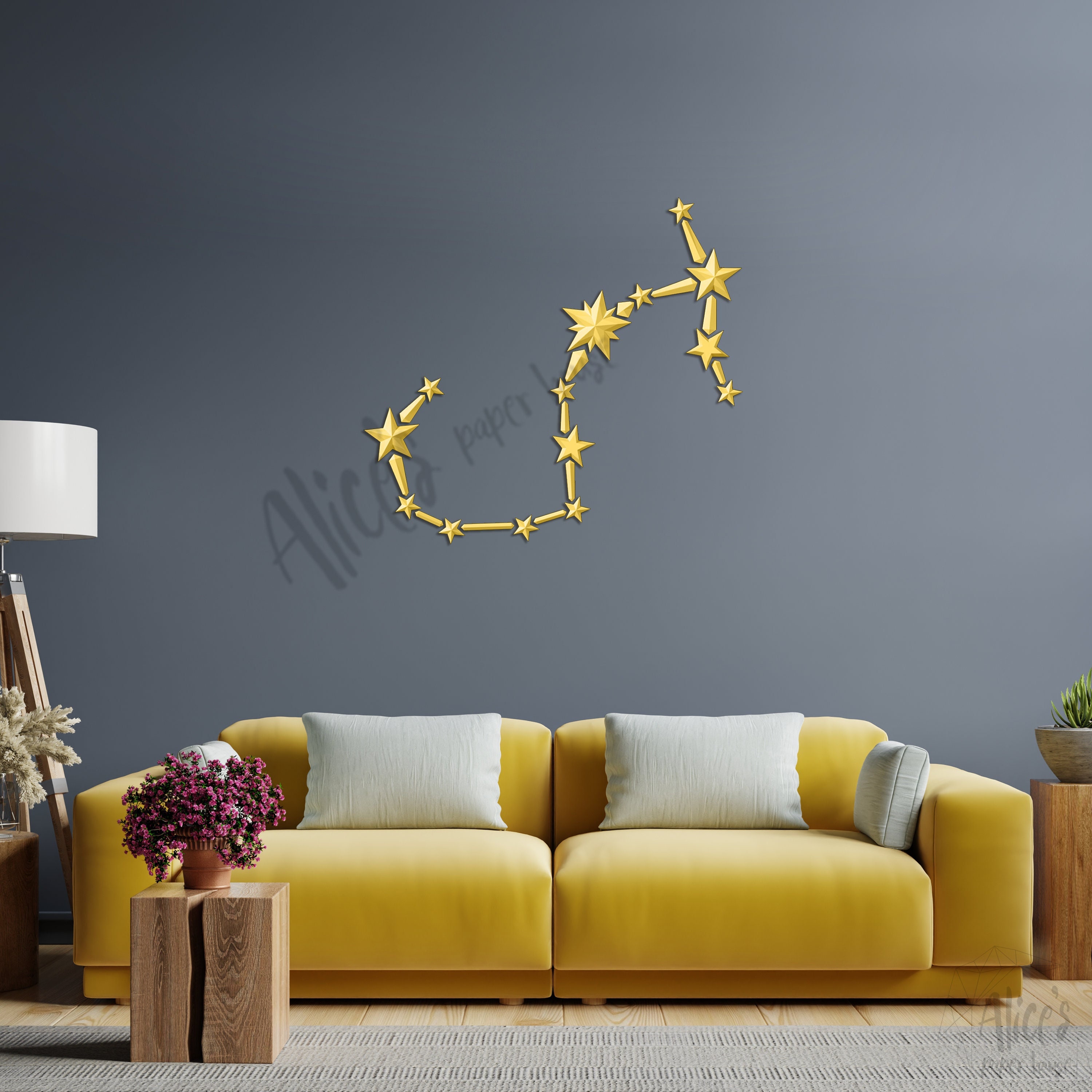 Constellation Scorpion Papercraft Papercraft Stars Scorpion - Etsy