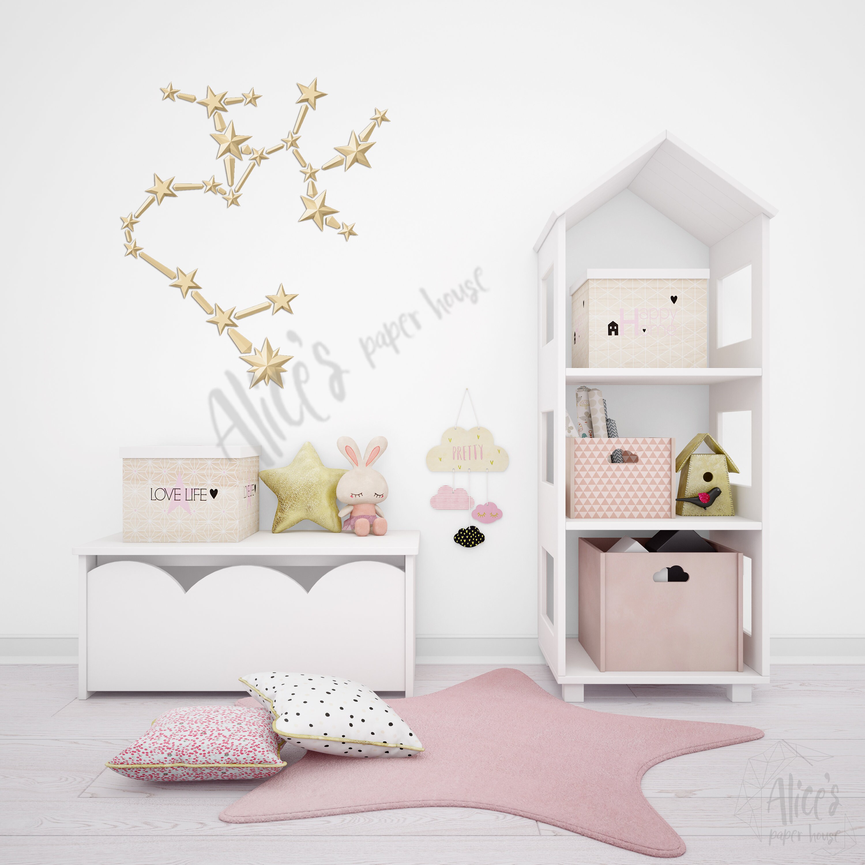 Constellation Sagittarius Papercraft Papercraft Star - Etsy