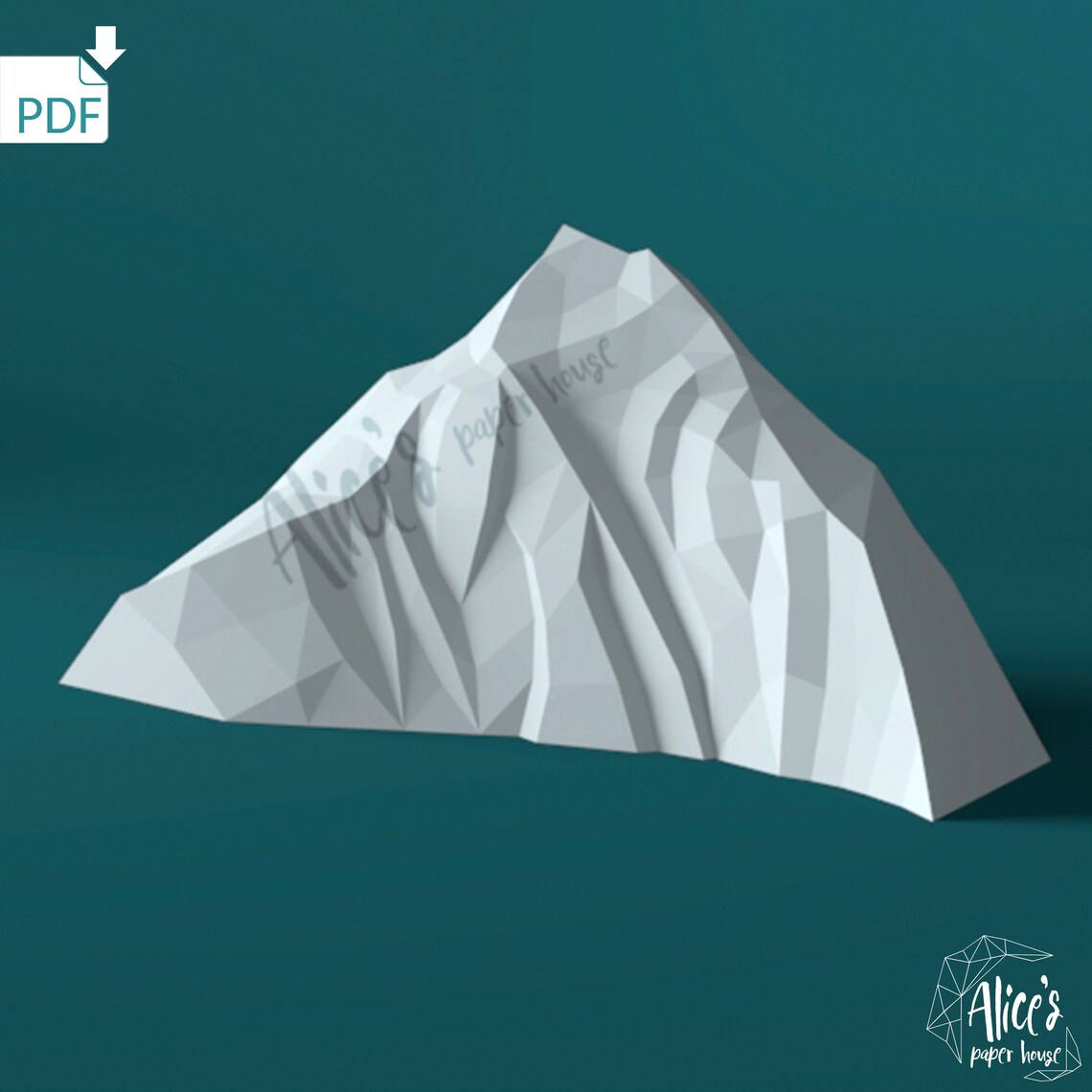 Mount Everest Papercraft Chomolungma 3D Origami Low Poly - Etsy