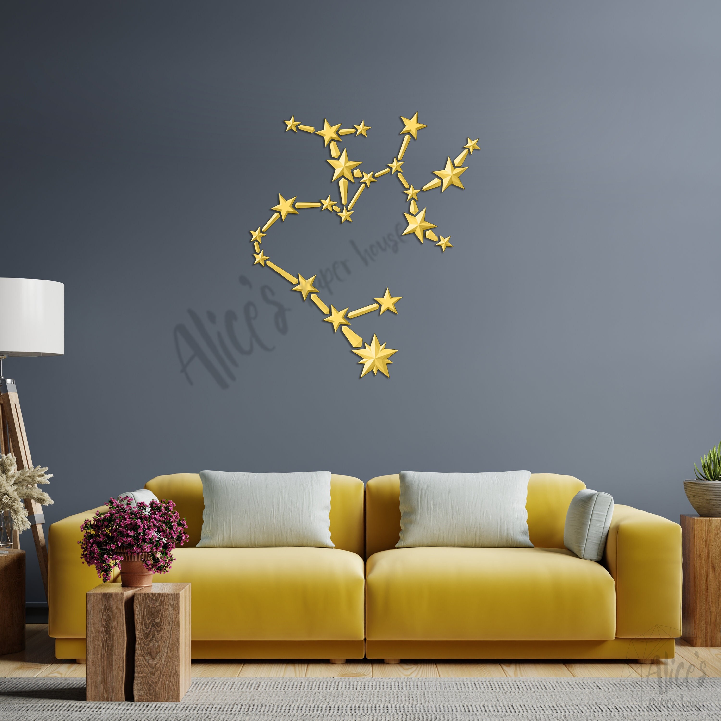 Constellation Sagittarius Papercraft Papercraft Star - Etsy