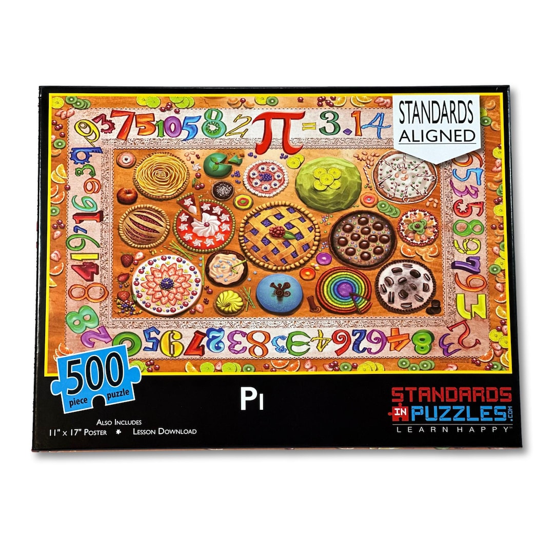 Pi Jigsaw Puzzle for Math Education - Etsy